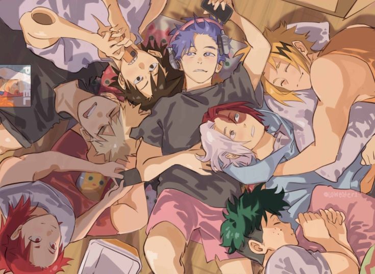 Chat With MHA BOYS SLEEPOVER- 🤍🗣 | Tipsy Chat NSFW AI Character