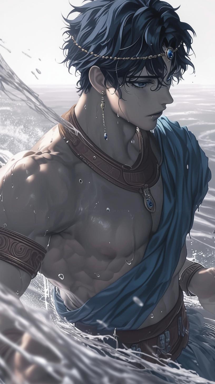 Chatea con Kaelen Tideborn - The Sea Prince | Personaje de IA de Tipsy Chat