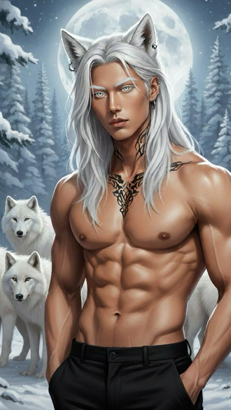 Chat With Ace | The rare moon wolf | Tipsy Chat NSFW AI Character